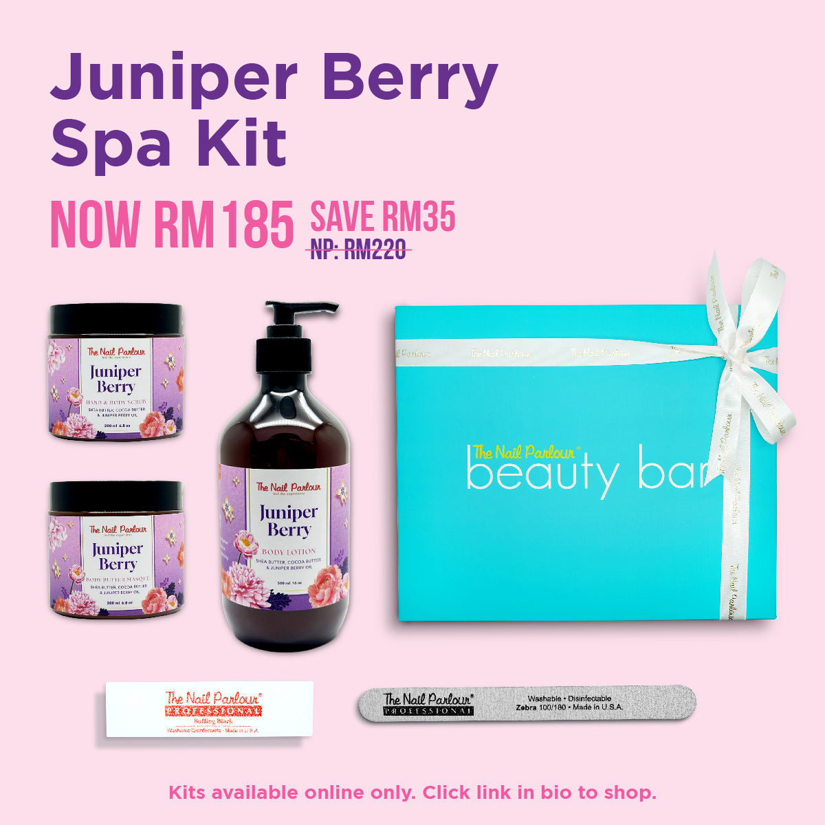 Juniper Berry Mani Pedi Spa Kit – The Nail Parlour